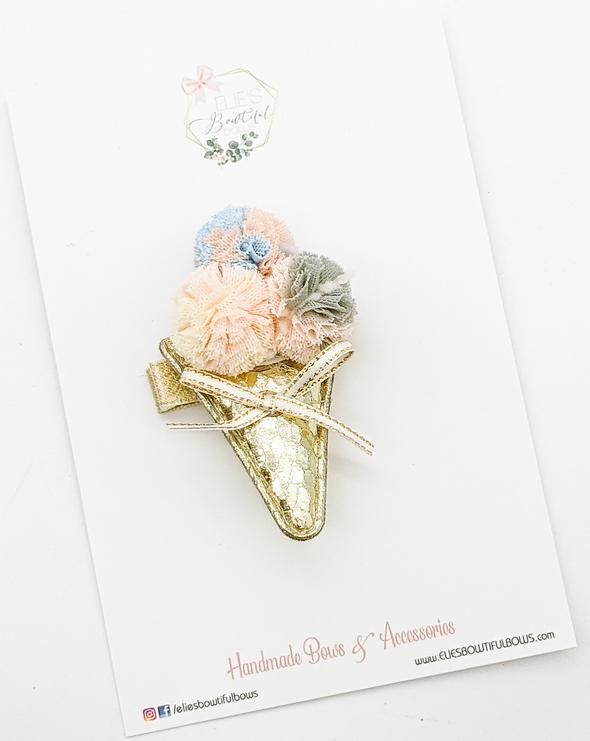 Elie's Bowtiful Bows - 3 Scoops of Summer Snap Clip – MiniHeartz